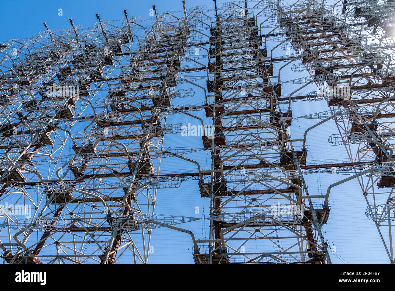 Chernobyl, USA. 06th May, 2023. View of Russian built military ...