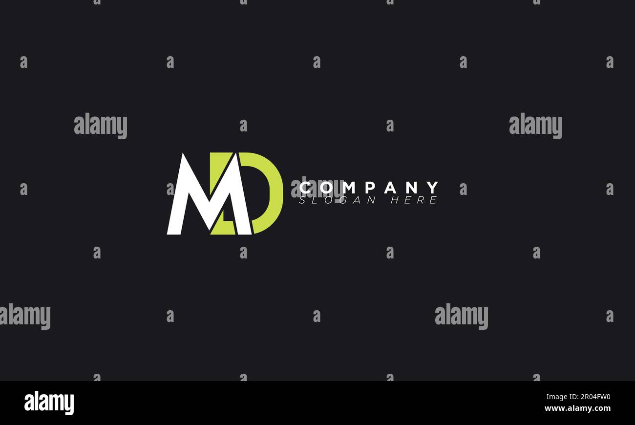 MD Alphabet letters Initials Monogram logo Stock Vector Image & Art - Alamy