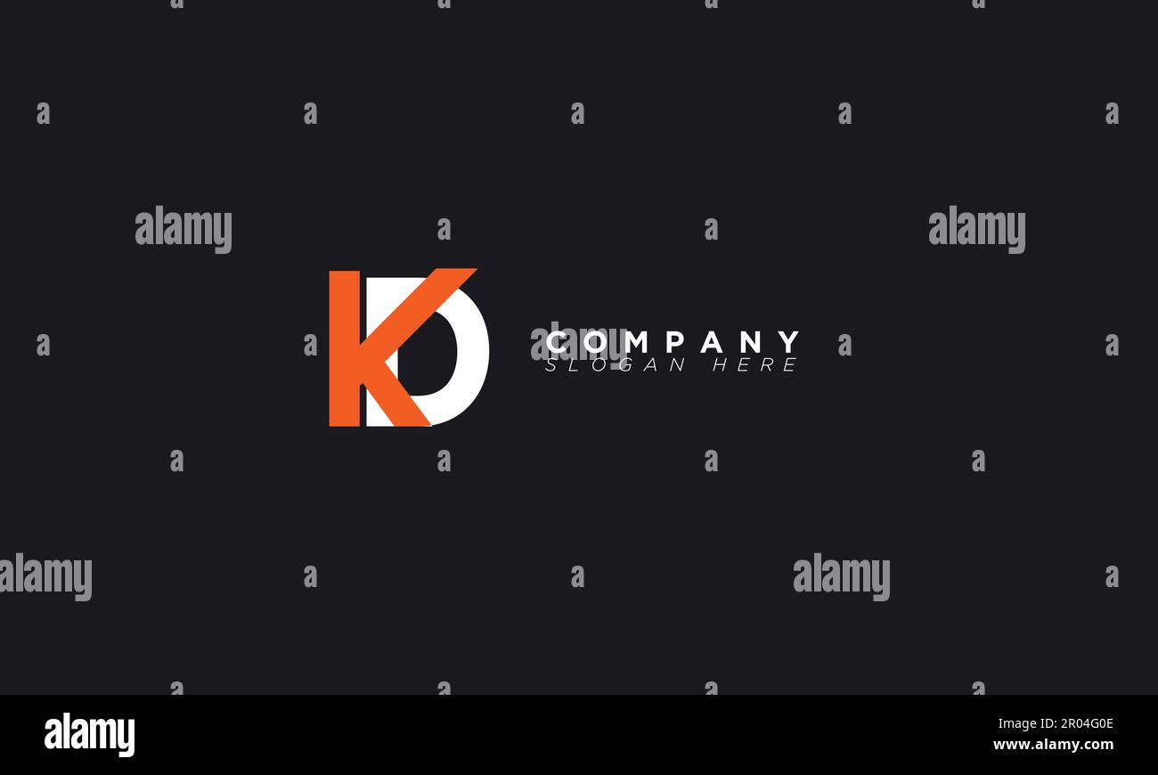 Kd letters Stock Vector Images - Alamy