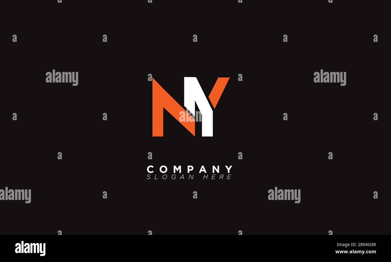 NY Alphabet letters Initials Monogram logo Stock Vector Image & Art - Alamy