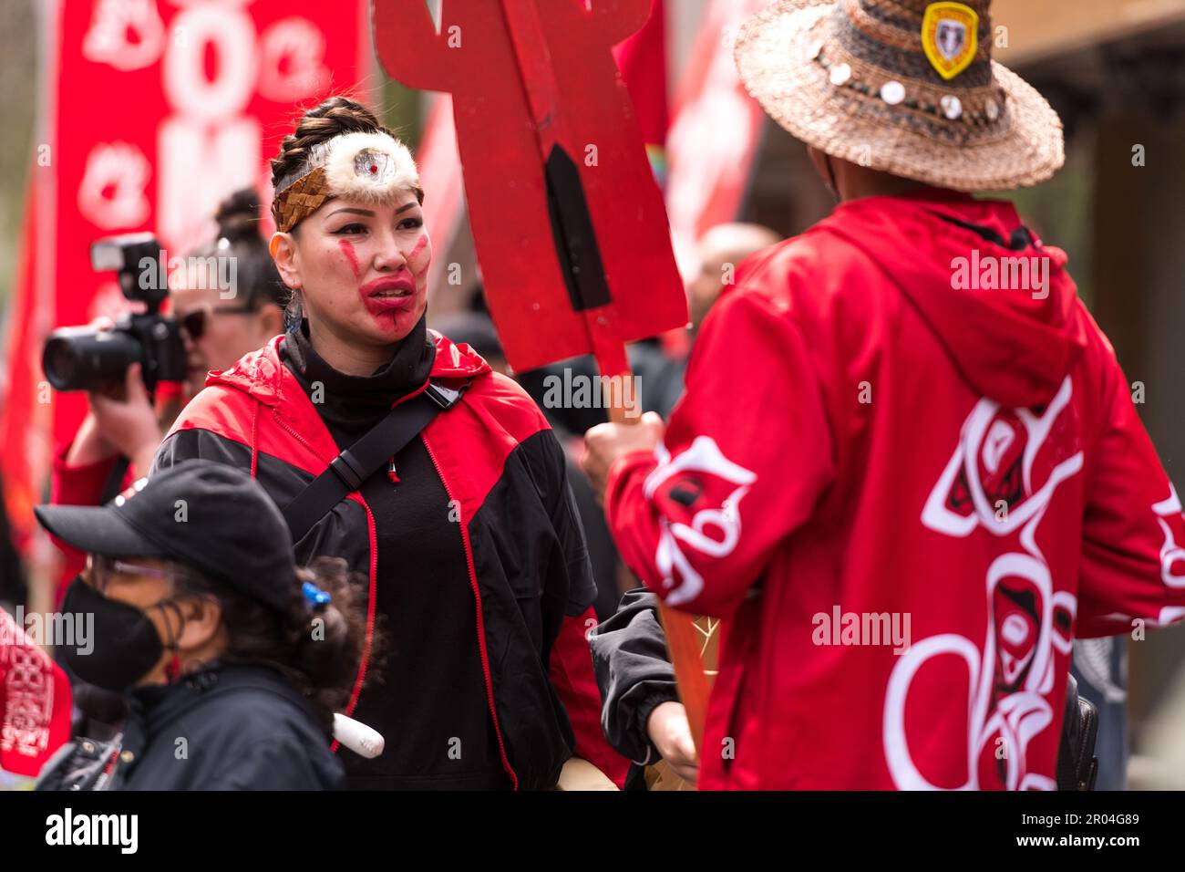 Seattle, USA. 6 May, 2023. The 3rd Annual Rally & March For MMIWP ...