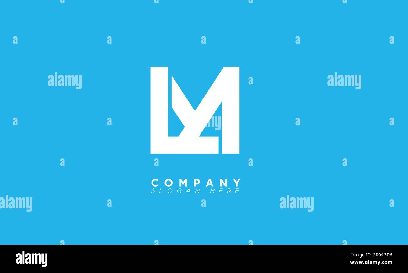 LM Alphabet letters Initials Monogram logo Stock Vector Image & Art - Alamy