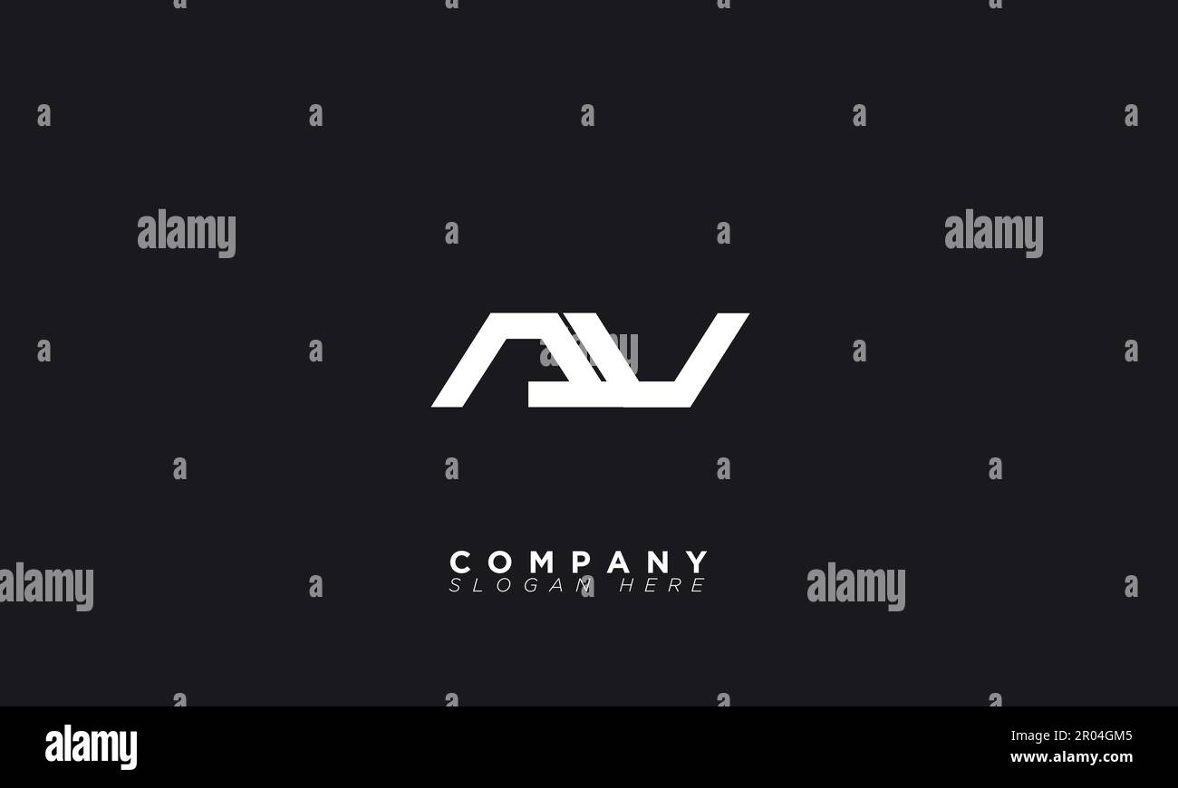 AV Alphabet letters Initials Monogram logo Stock Vector Image & Art - Alamy