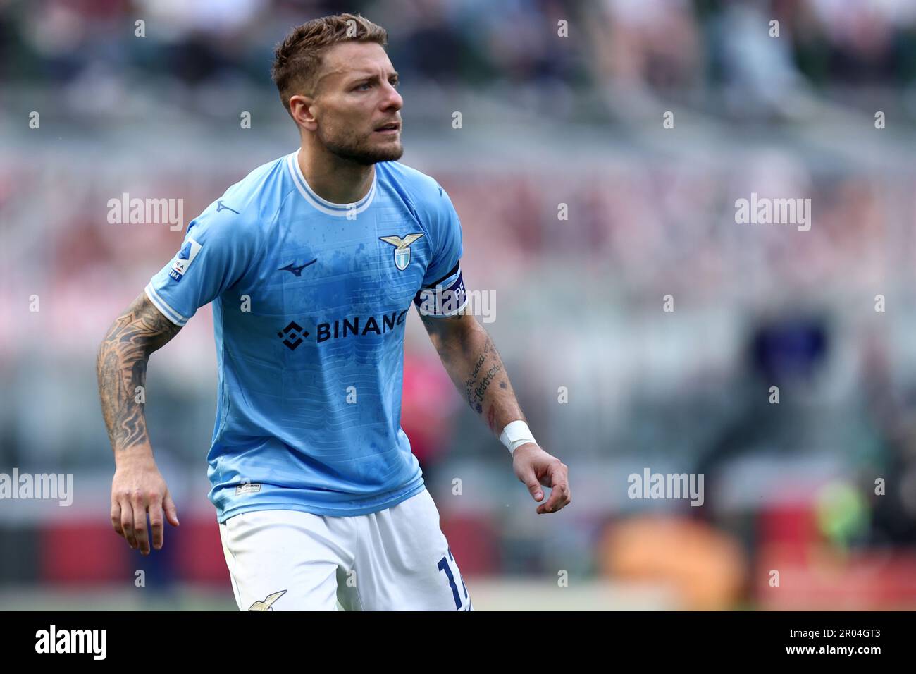 Milano, Italy. 06th May, 2023. Ciro Immobile of Ss Lazio looks on ...