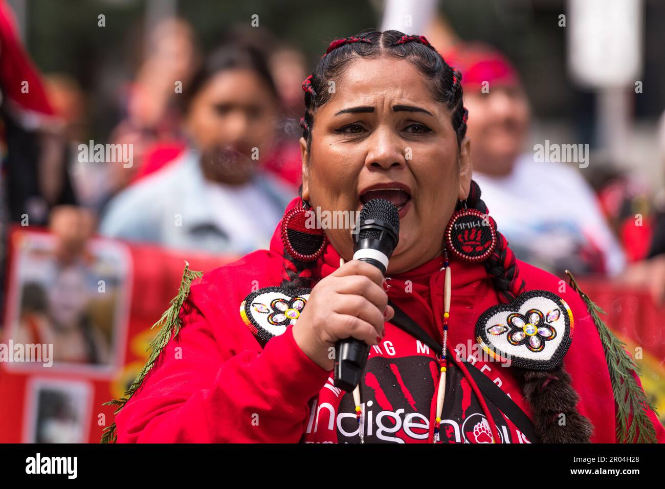 Seattle, USA. 6 May, 2023. The 3rd Annual Rally & March For MMIWP ...