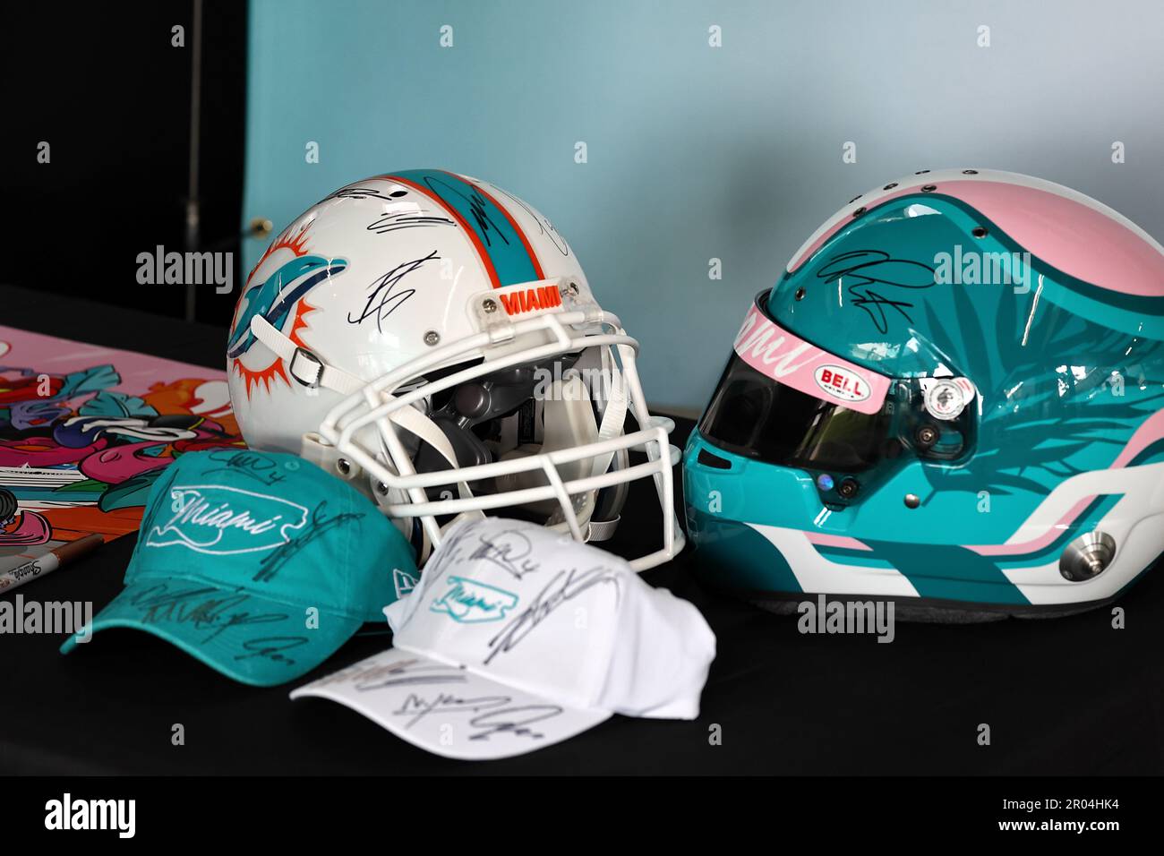 Miami, USA. 06th May, 2023. Paddock atmosphere - Miami Dolphins ...