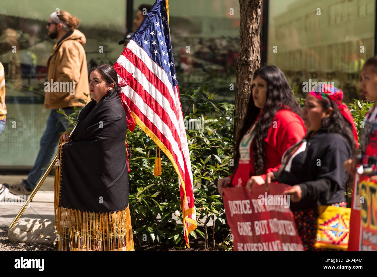 Seattle, USA. 6 May, 2023. The 3rd Annual Rally & March For MMIWP ...