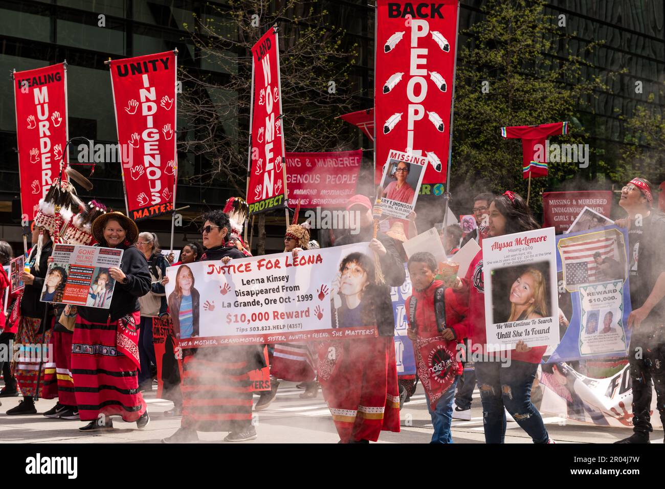 Seattle, USA. 6 May, 2023. The 3rd Annual Rally & March For MMIWP ...