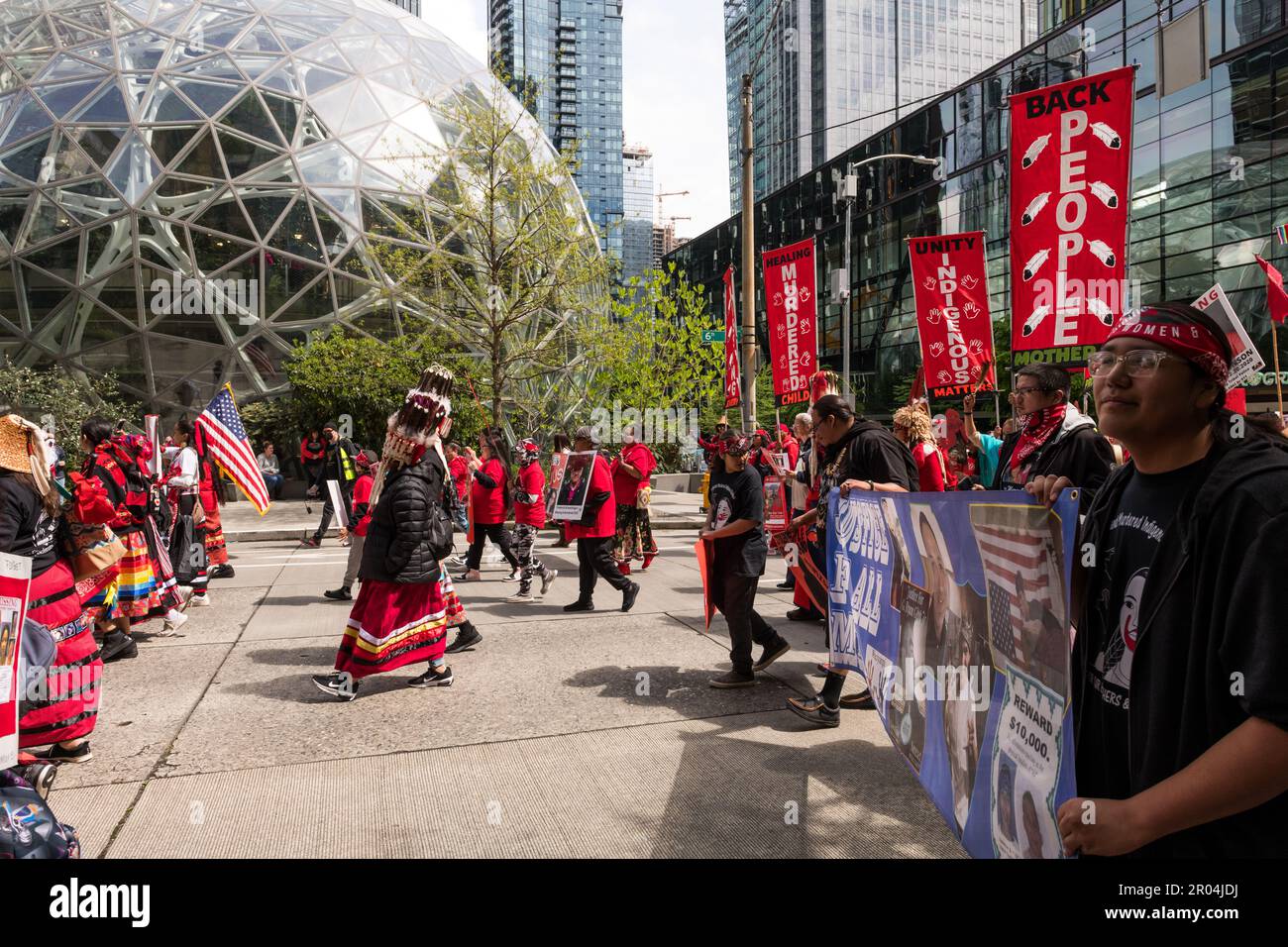 Seattle, USA. 6 May, 2023. The 3rd Annual Rally & March For MMIWP ...