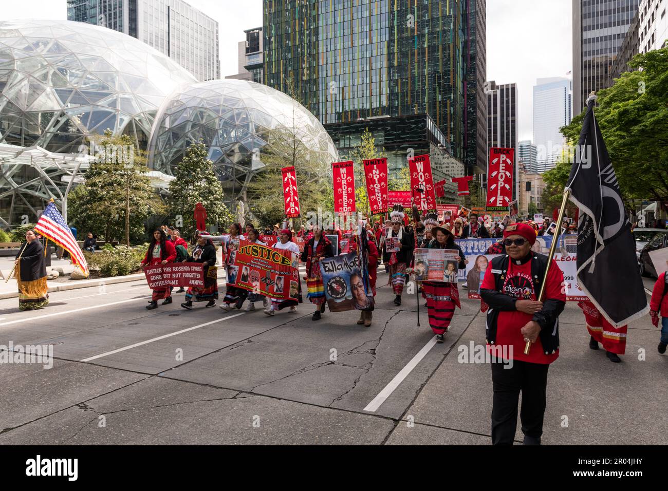 Seattle, USA. 6 May, 2023. The 3rd Annual Rally & March For MMIWP ...