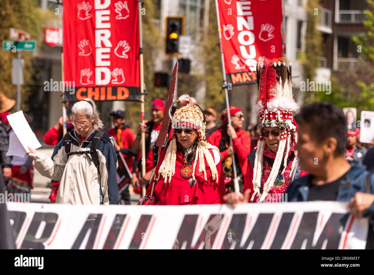 Seattle, USA. 6 May, 2023. The 3rd Annual Rally & March For MMIWP ...