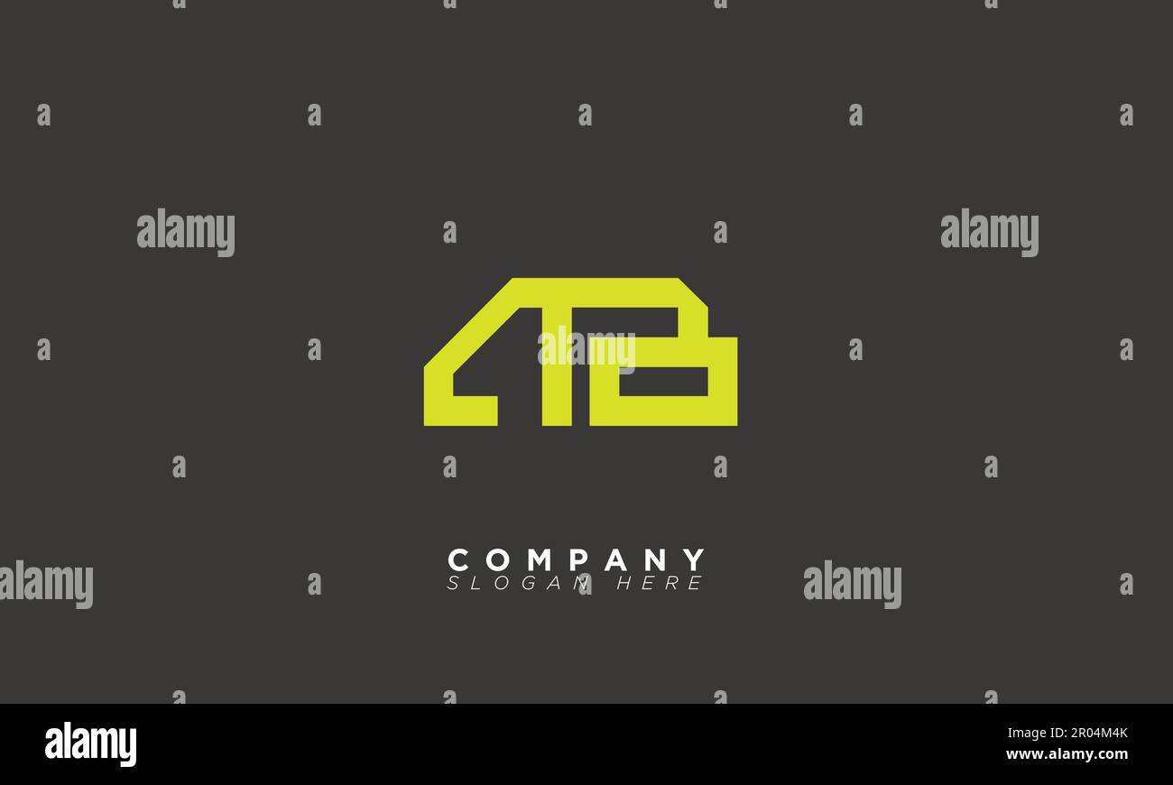 ATB Alphabet letters Initials Monogram logo Stock Vector Image & Art ...