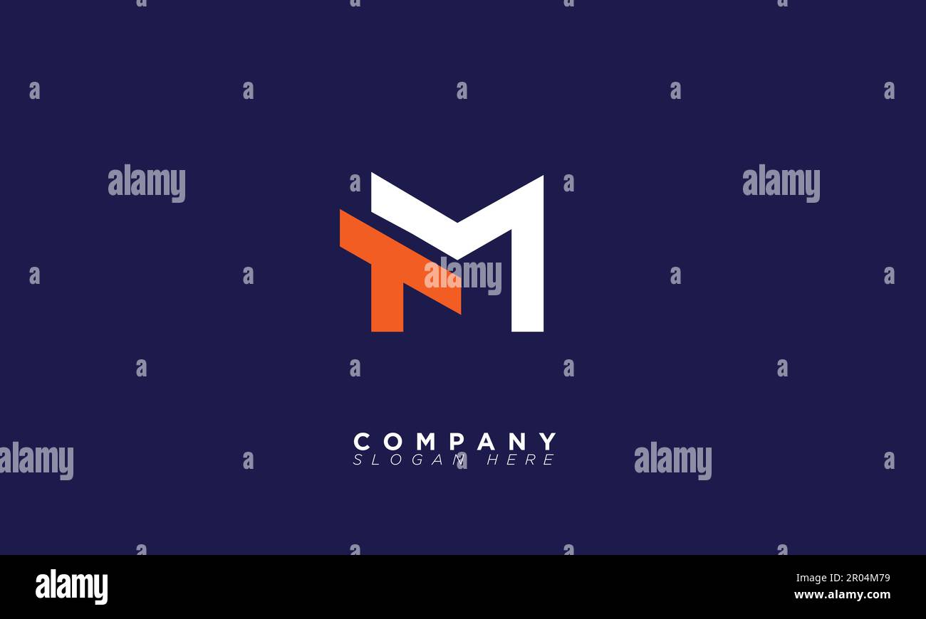 TM Alphabet letters Initials Monogram logo Stock Vector Image & Art - Alamy