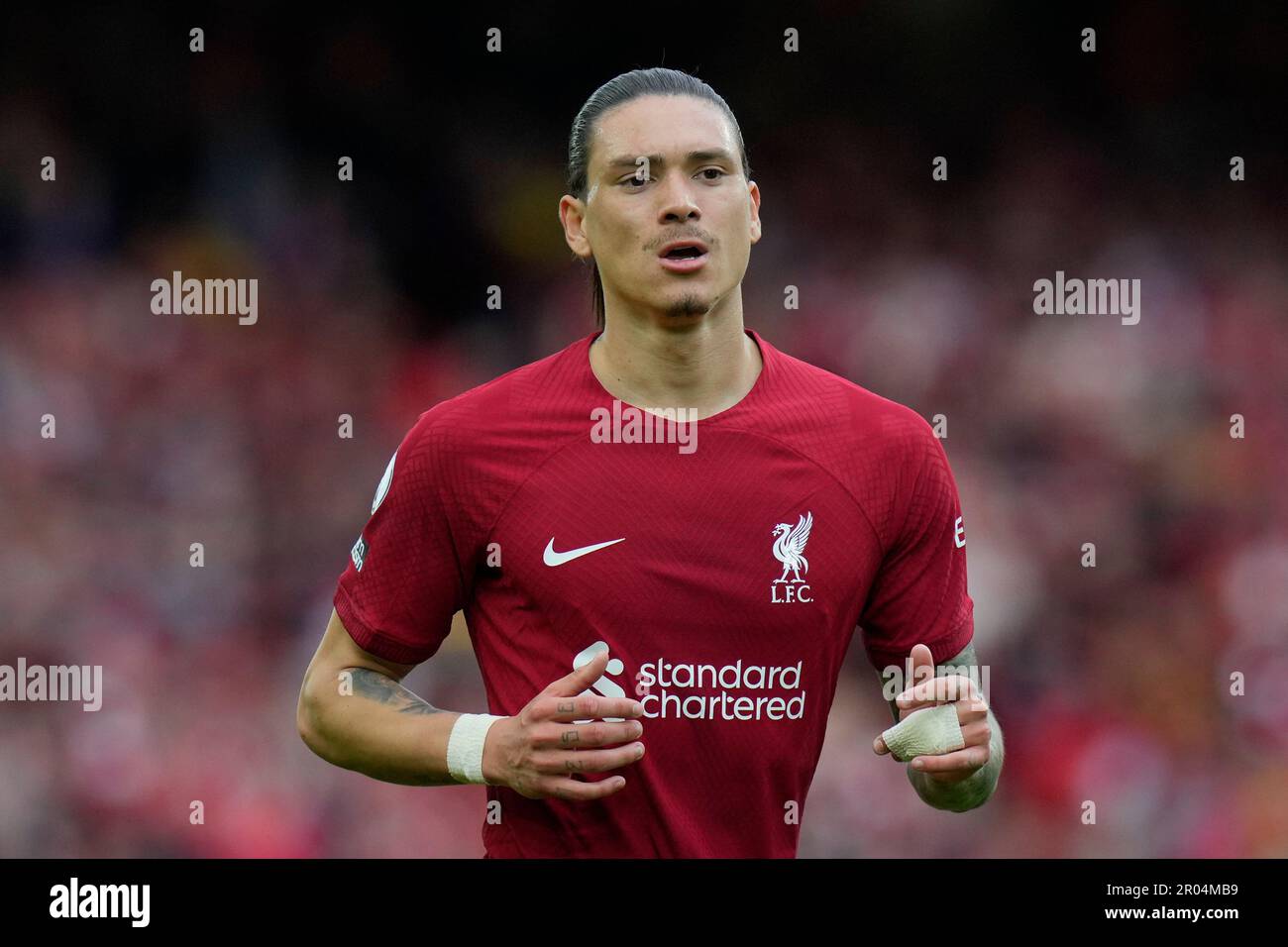 Darwin Núñez #27 of Liverpool during the Premier League match Liverpool ...