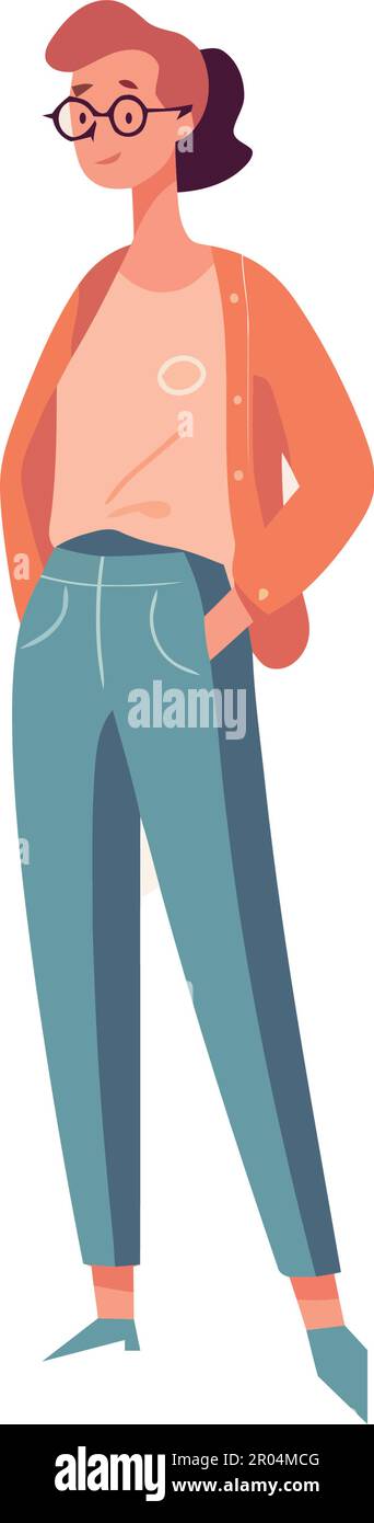Smiling businessmen in suits flat illustration isolated Stock Vector ...