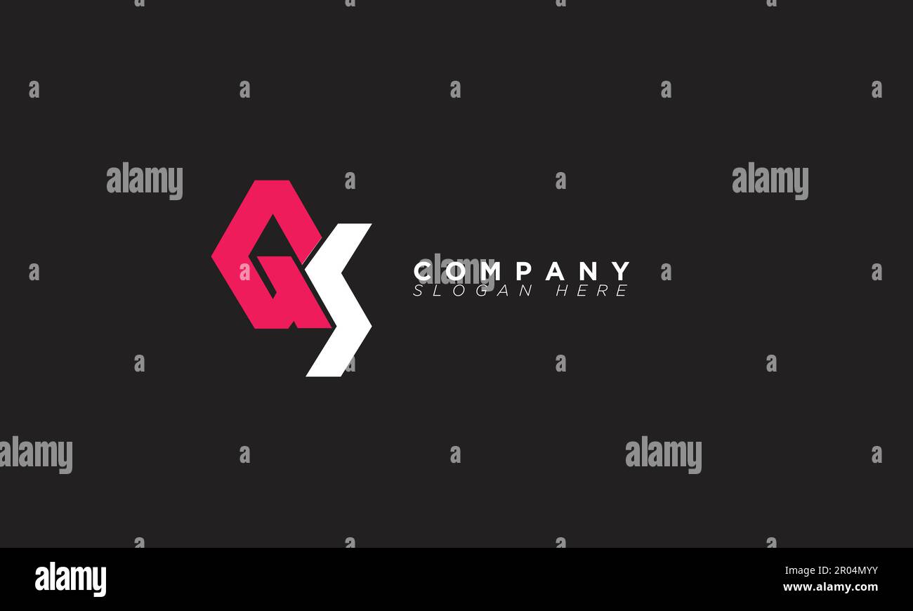 GS Alphabet letters Initials Monogram logo Stock Vector Image & Art - Alamy