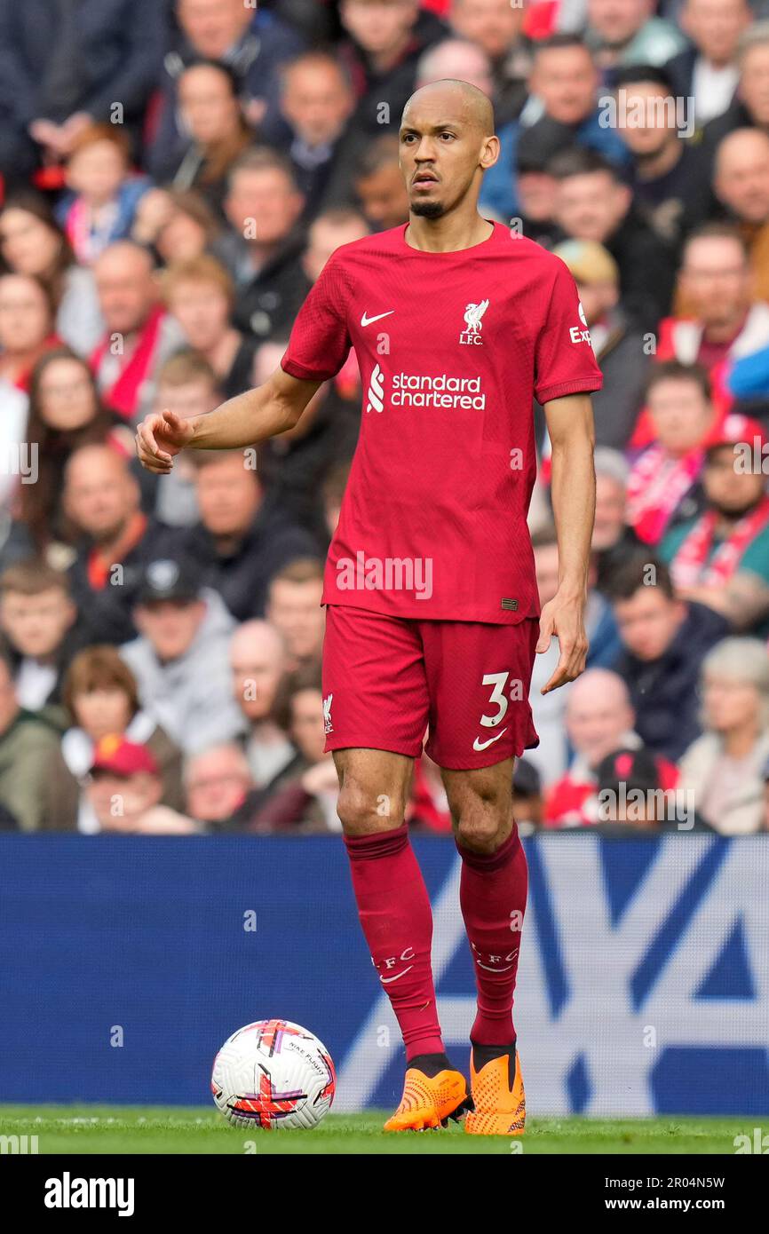 Fabinho #3 of Liverpool during the Premier League match Liverpool vs ...
