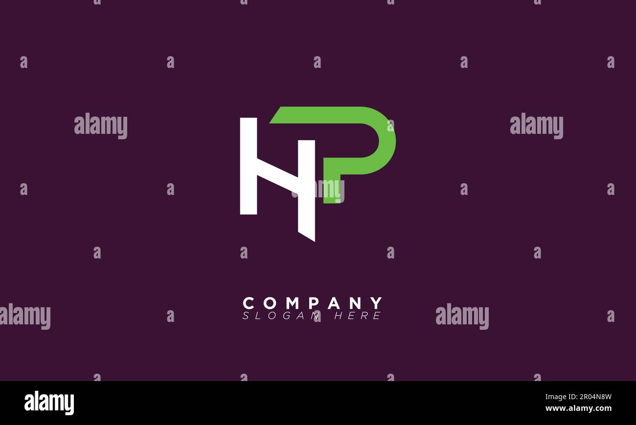 HP Alphabet letters Initials Monogram logo Stock Vector Image & Art - Alamy