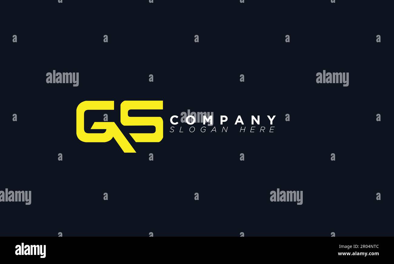 GS Alphabet letters Initials Monogram logo Stock Vector Image & Art - Alamy