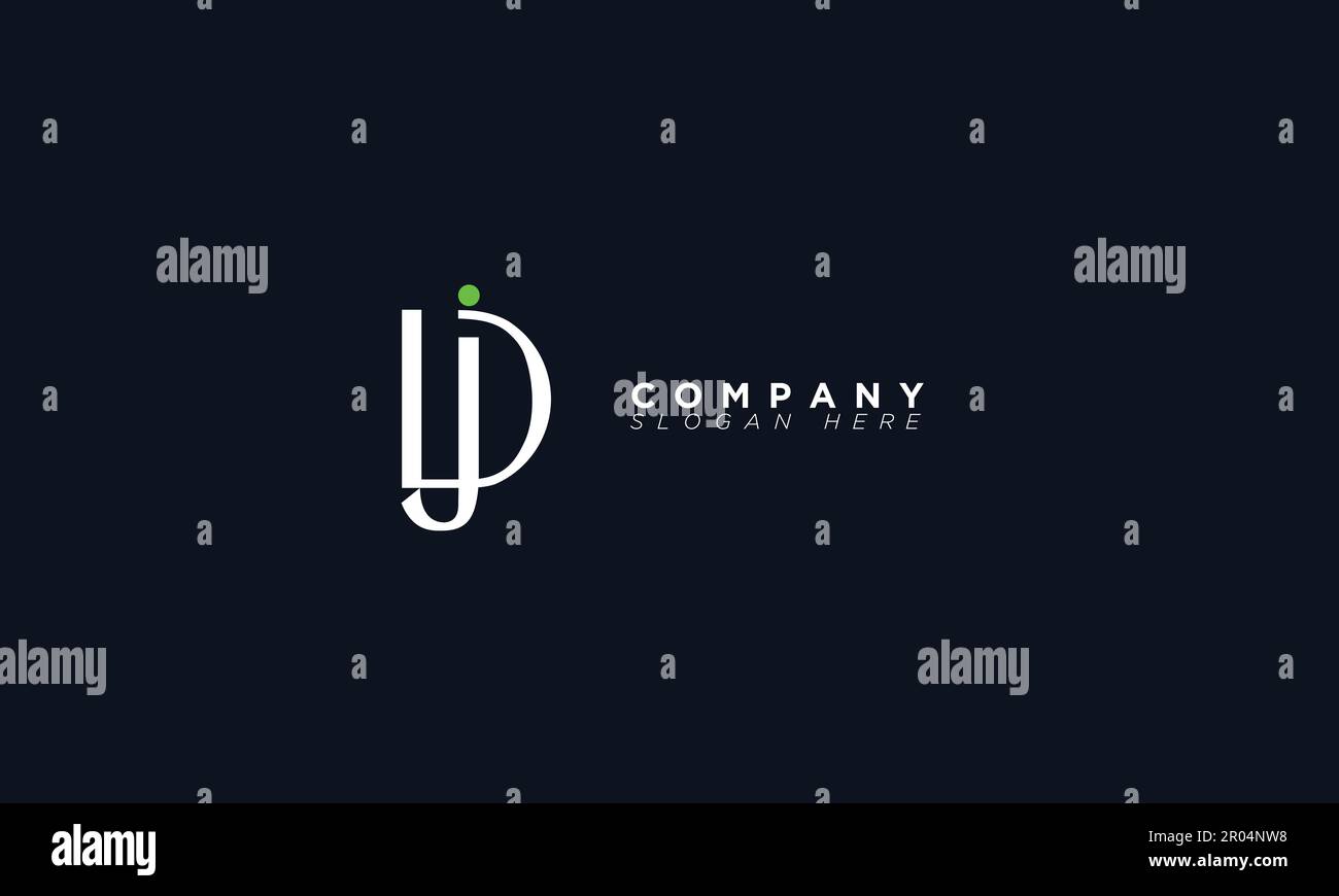 DJ Alphabet letters Initials Monogram logo Stock Vector Image & Art - Alamy