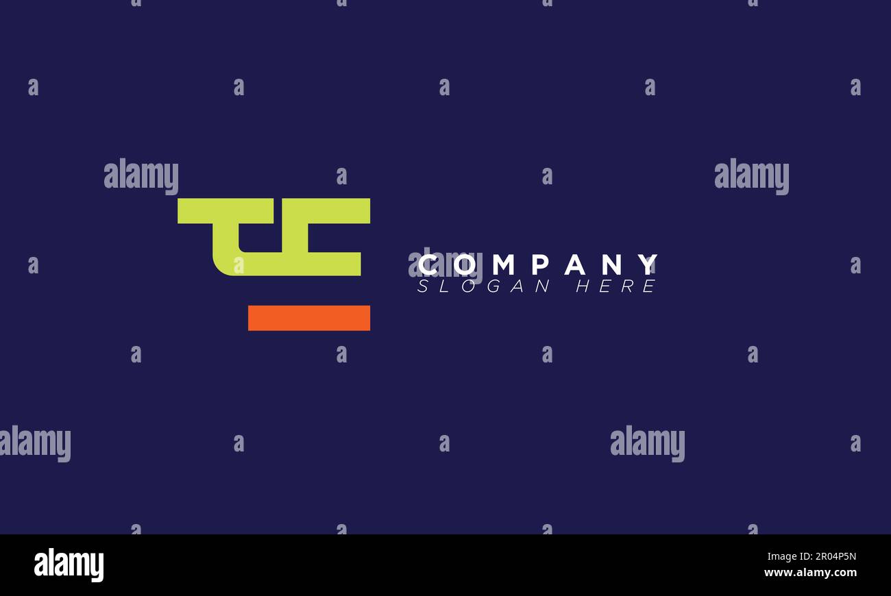 TE Alphabet letters Initials Monogram logo Stock Vector Image & Art - Alamy