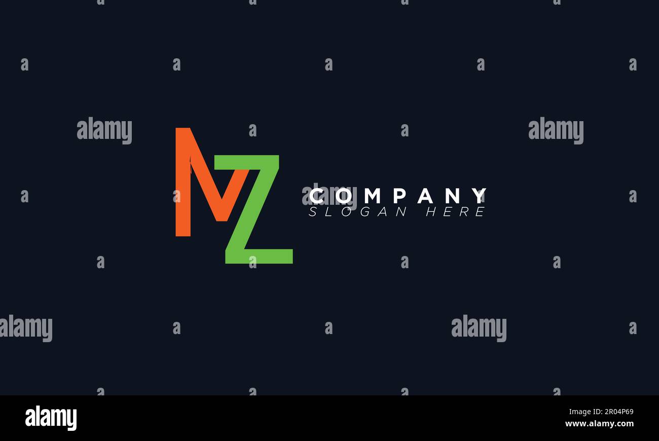 MZ Alphabet letters Initials Monogram logo Stock Vector Image & Art - Alamy