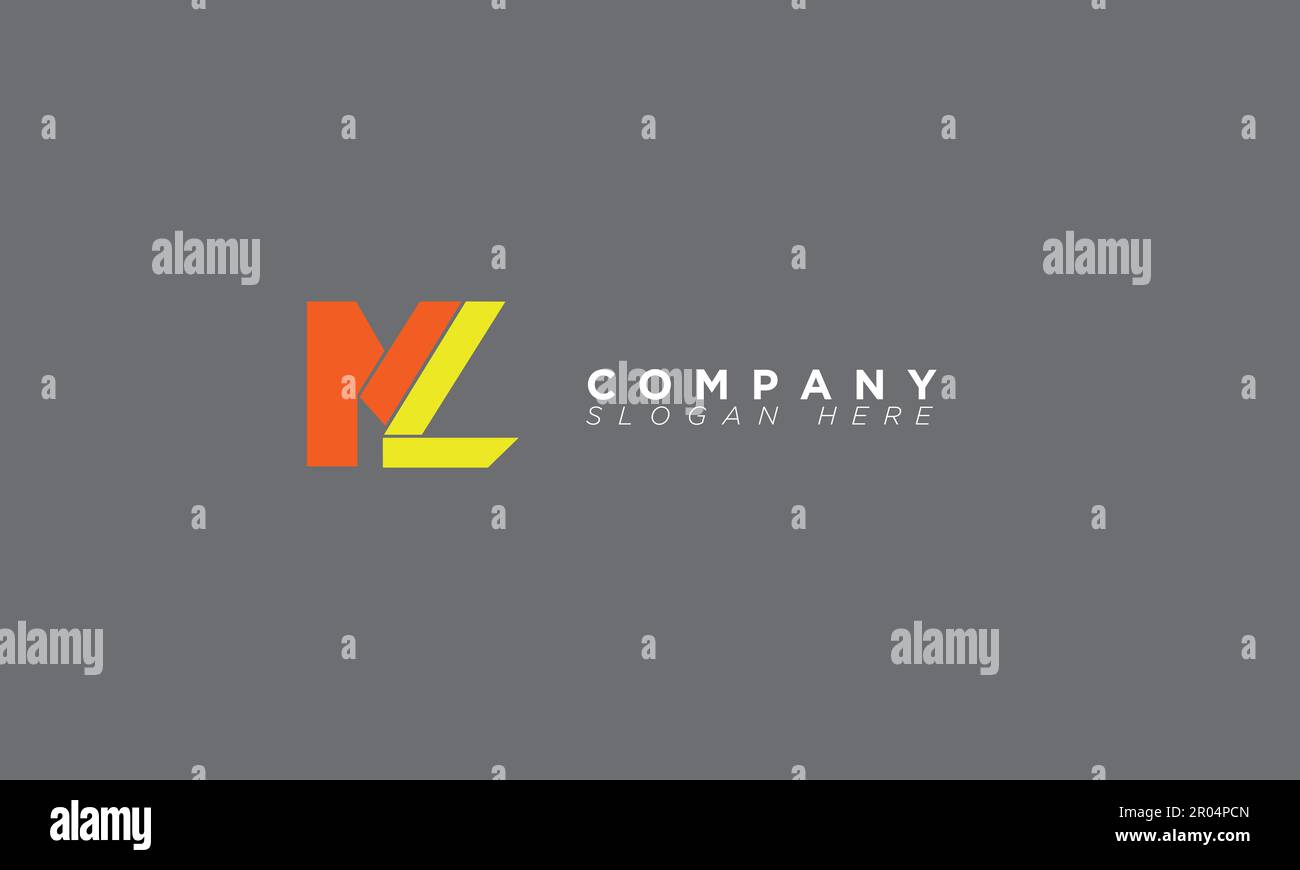 ML Alphabet letters Initials Monogram logo Stock Vector Image & Art - Alamy