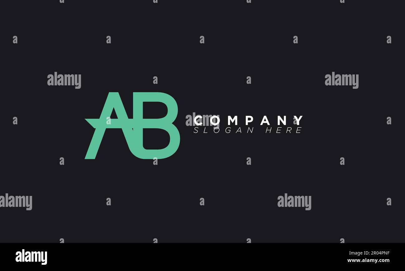 AB Alphabet letters Initials Monogram logo Stock Vector Image & Art - Alamy