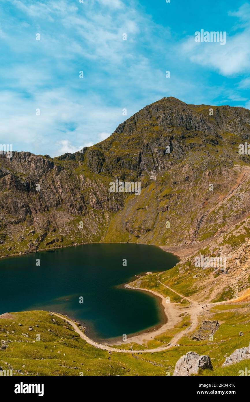 Snowdon is of volcanic origin and it is the highest mountain in Wales ...