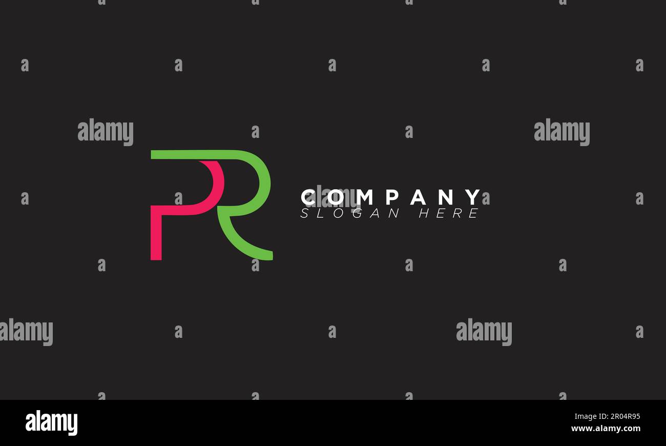 Pr letters Stock Vector Images - Alamy