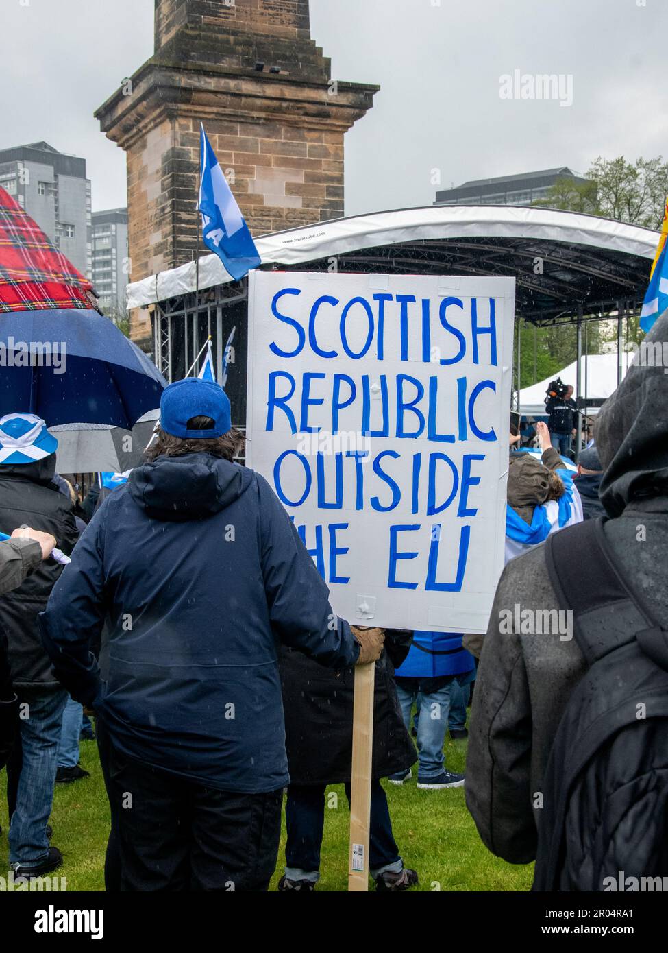 Glasgow, Scotland, UK. May 6th, 2023: A Pro-Independence march in ...