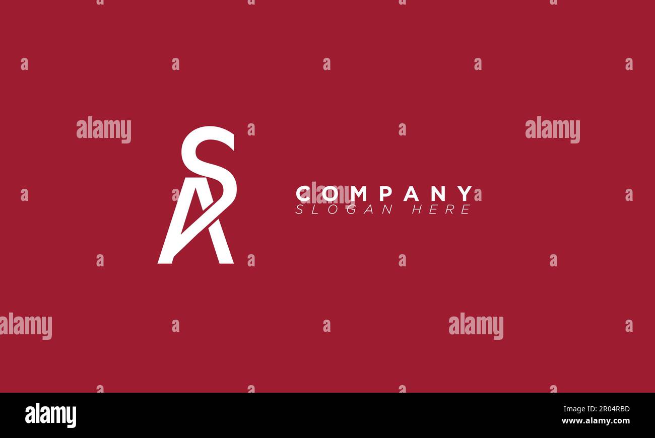 SA Alphabet letters Initials Monogram logo Stock Vector Image & Art - Alamy