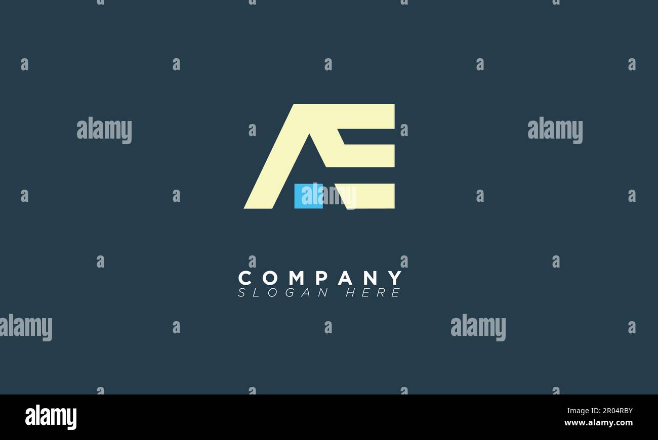 AE Alphabet letters Initials Monogram logo Stock Vector Image & Art - Alamy