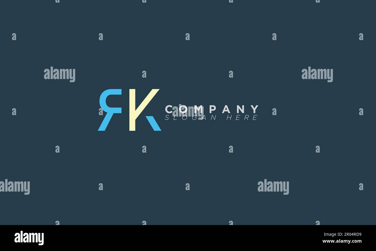 Rk alphabet Stock Vector Images - Alamy
