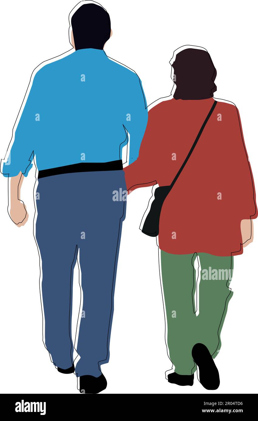 Walking backwards hi-res stock photography and images - Alamy