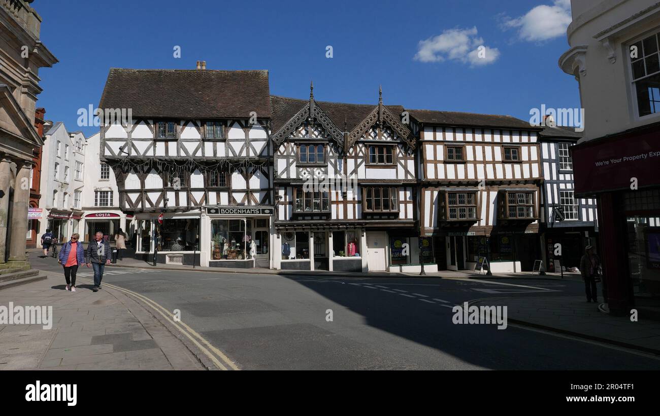 Old timber buildings. Ludlow. 2023 Stock Photo - Alamy