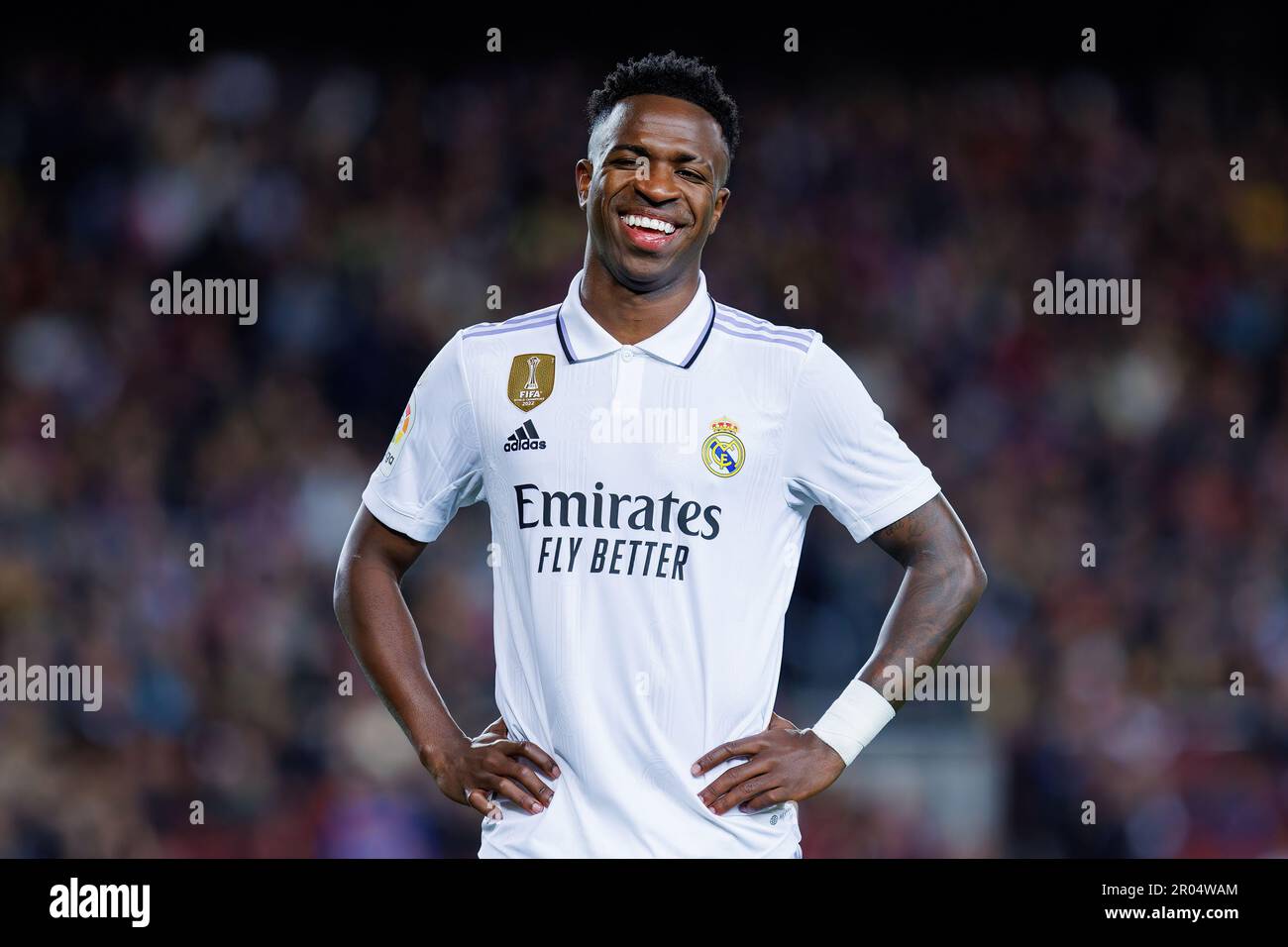 BARCELONA - MAR 19: Vinicius Junior in action during the LaLiga match ...