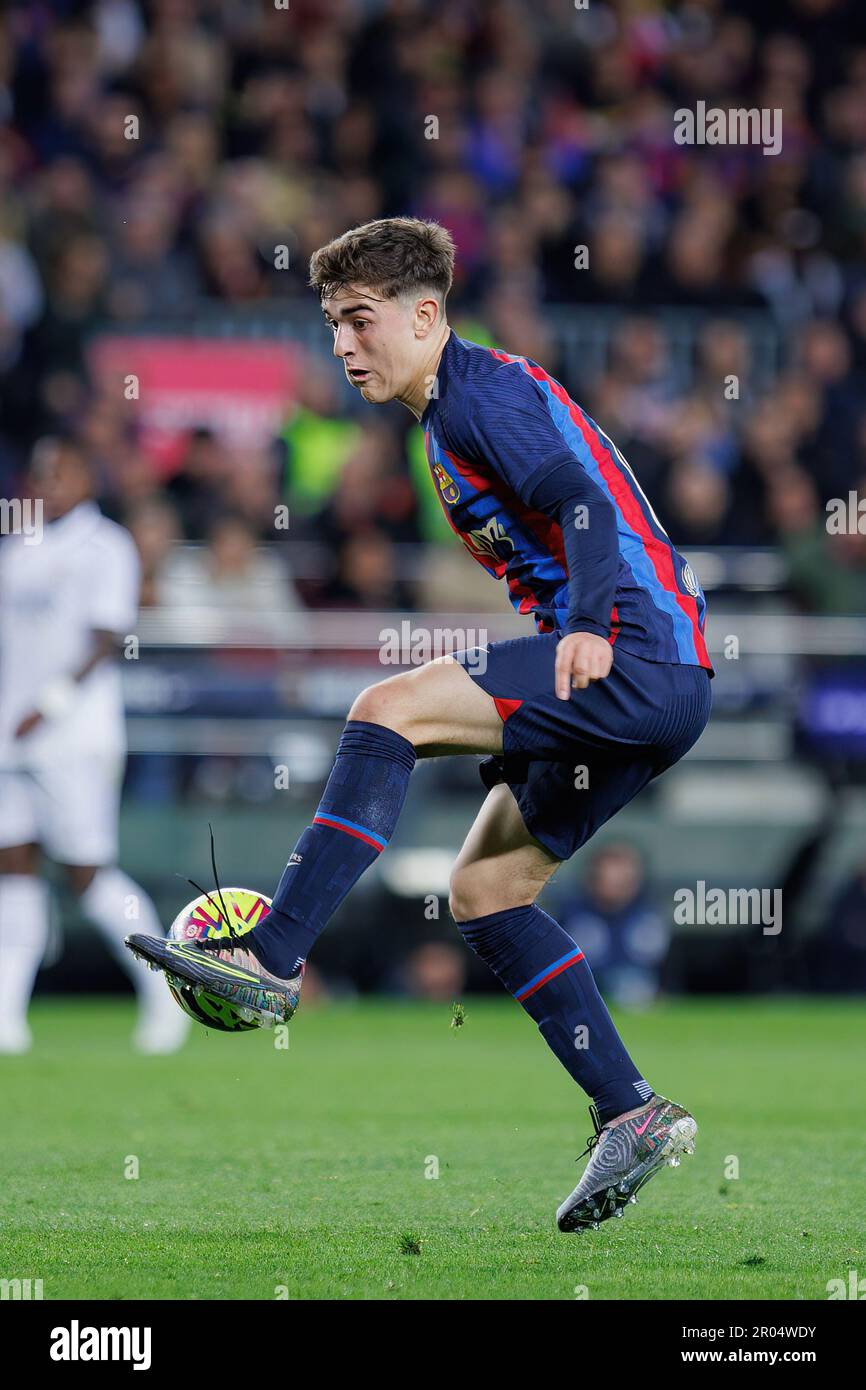 BARCELONA - MAR 19: Gavi in action during the LaLiga match between FC ...