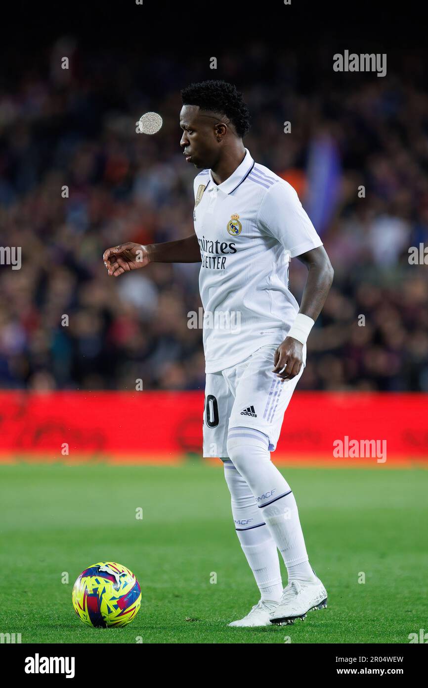BARCELONA - MAR 19: Vinicius Junior in action during the LaLiga match ...