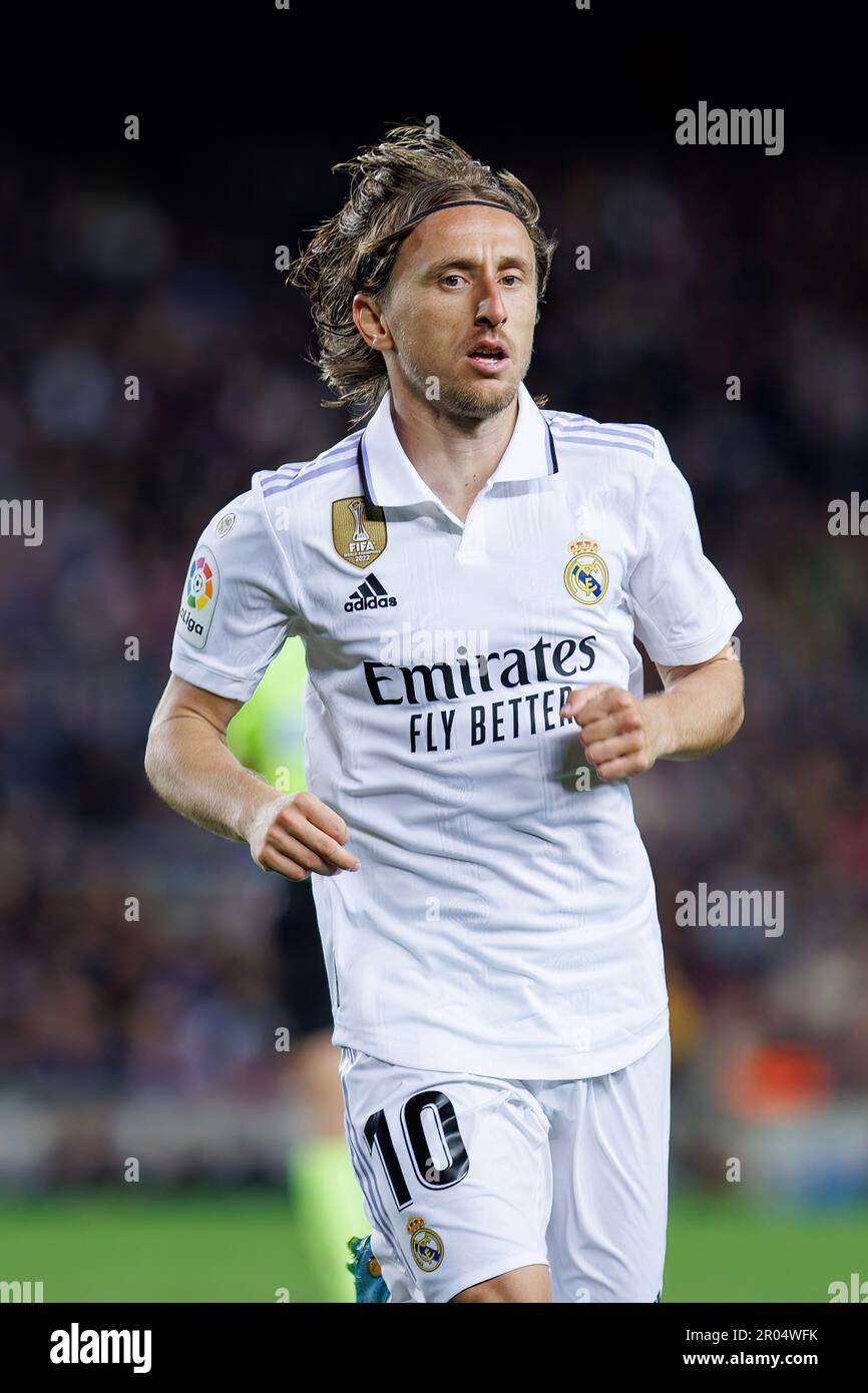 BARCELONA - MAR 19: Luka Modric in action during the LaLiga match ...
