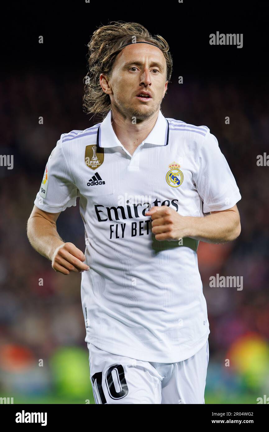 BARCELONA - MAR 19: Luka Modric in action during the LaLiga match ...