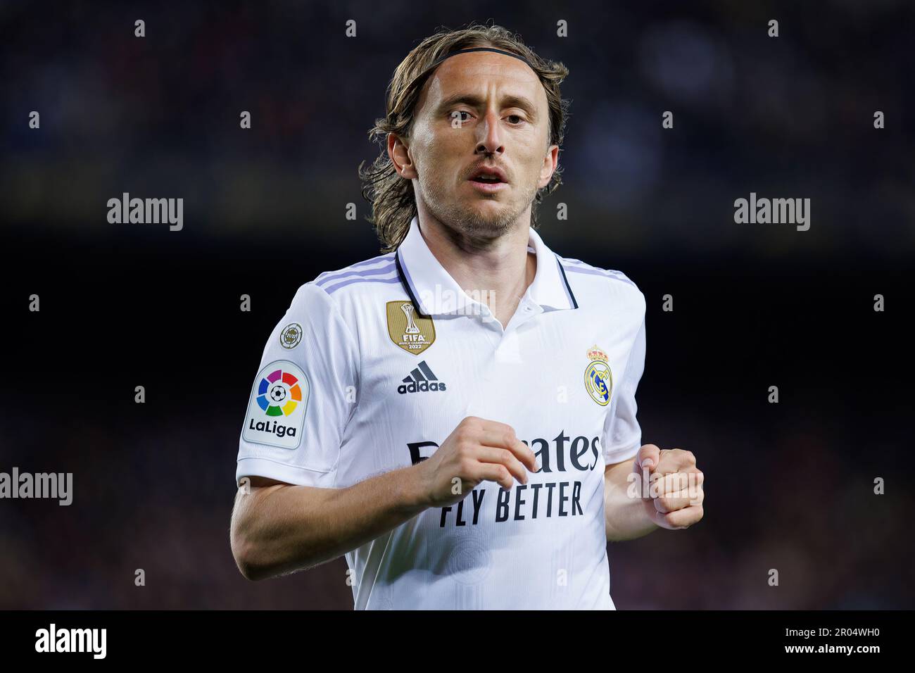 BARCELONA - MAR 19: Luka Modric in action during the LaLiga match ...