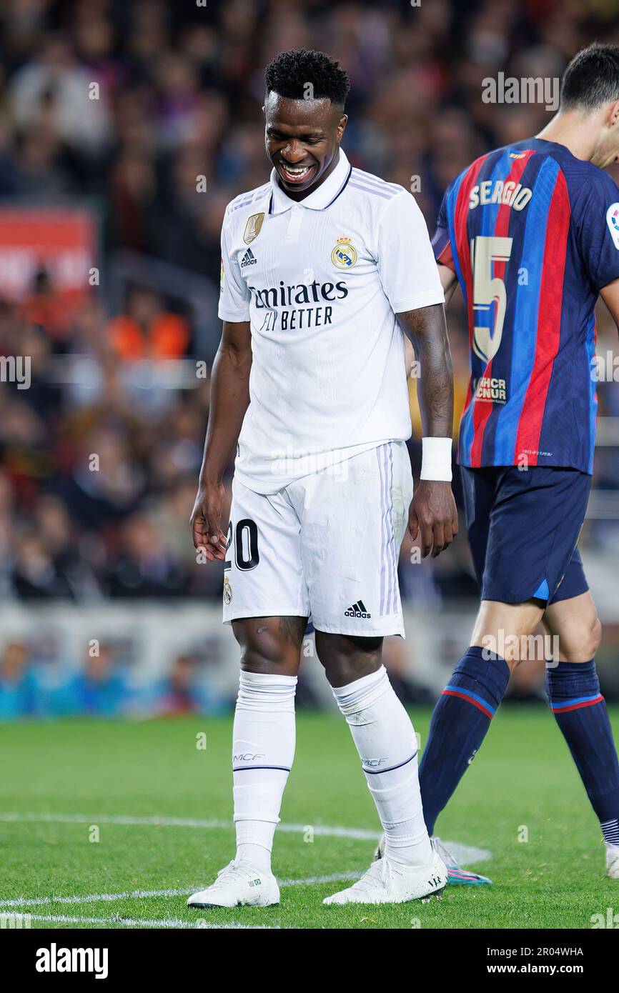 BARCELONA - MAR 19: Vinicius Junior in action during the LaLiga match ...