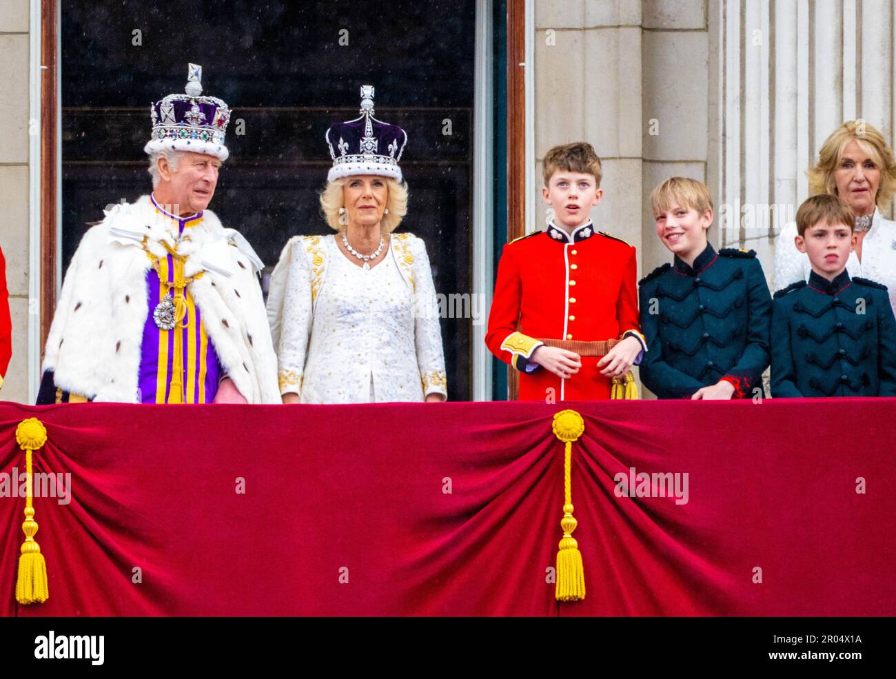 London, UK. 06th May, 2023. King Charles III and Queen Consort Camilla ...