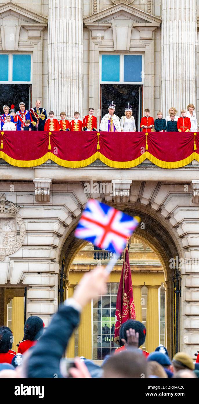 King Charles III and Queen Consort Camilla, Prince William of Wales and ...