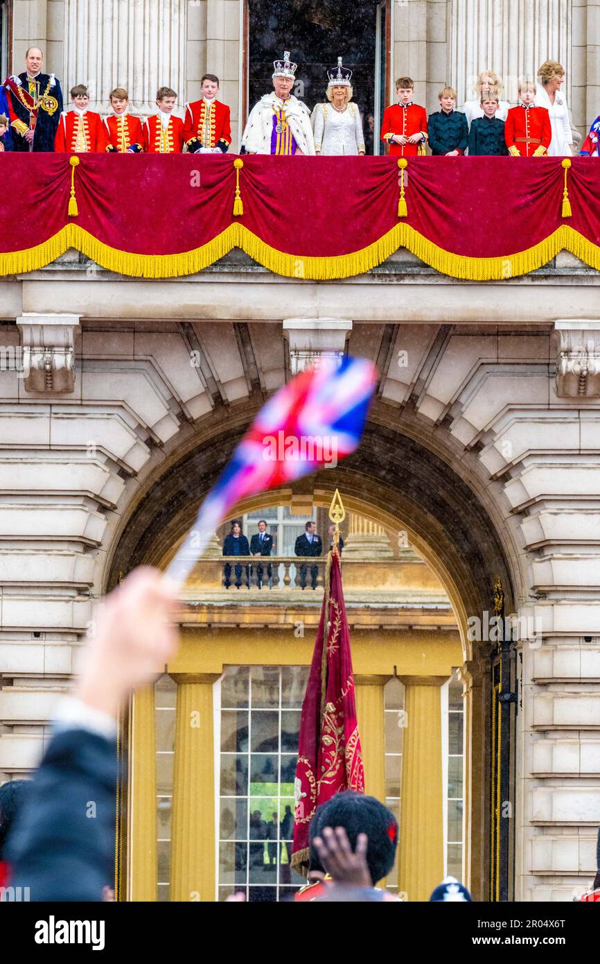 King Charles III and Queen Consort Camilla, Prince William of Wales and ...