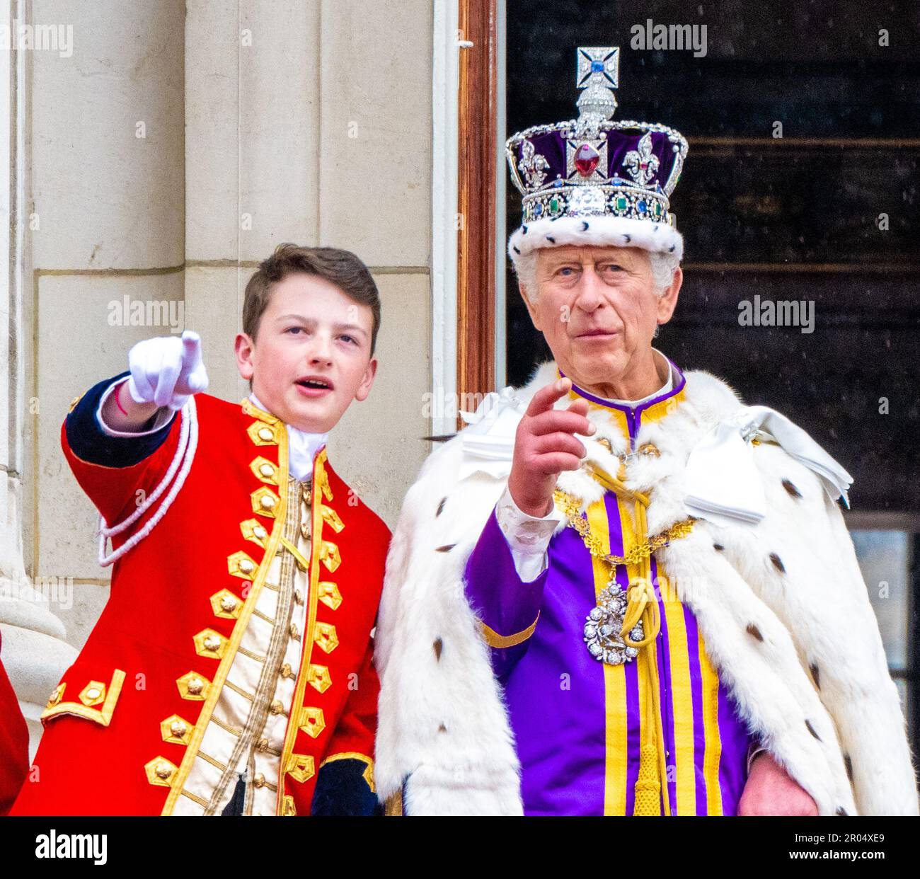 London, UK. 06th May, 2023. King Charles III, Ralph Tollemache during ...