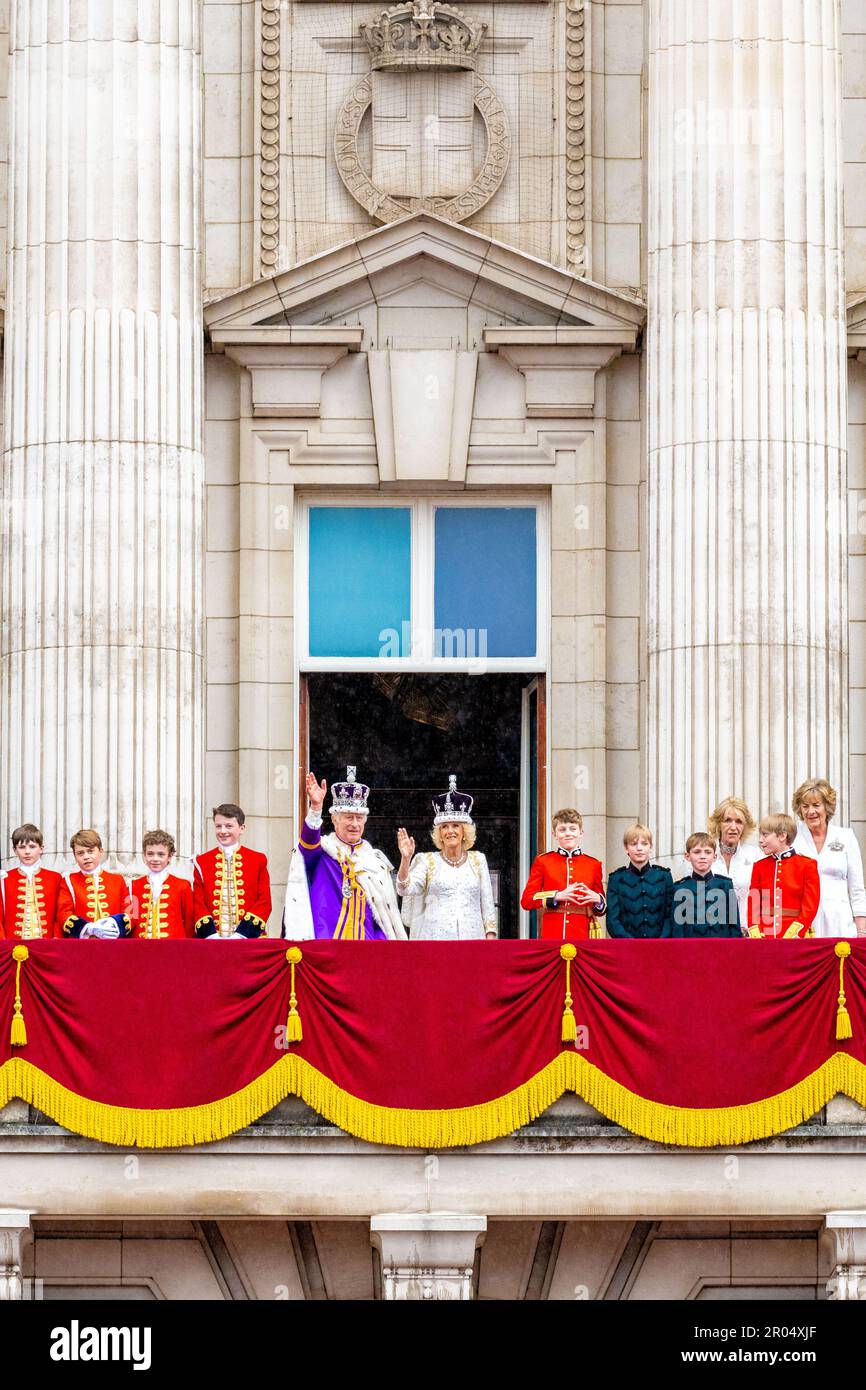 King Charles III and Queen Consort Camilla, Prince William of Wales and ...