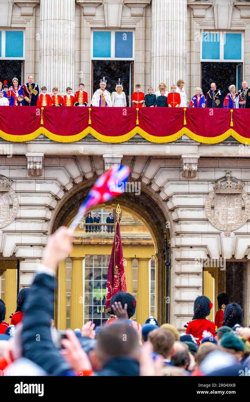 King Charles III and Queen Consort Camilla, Prince William of Wales and ...