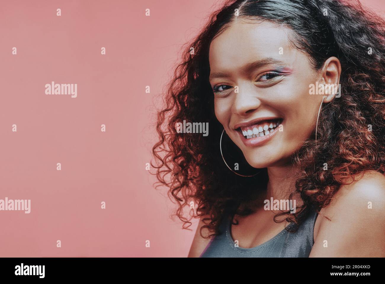 Your smile is what people like most about you. a beautiful young woman ...